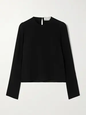 Veronica De Piante Alana Silk-georgette Blouse