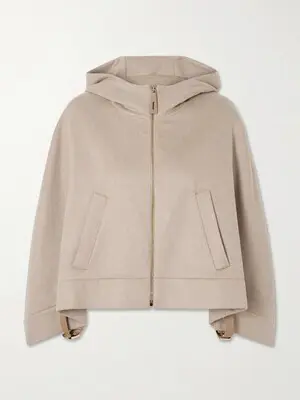 Max Mara Hooded Wool-blend Jacket