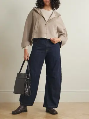 Max Mara Hooded Wool-blend Jacket