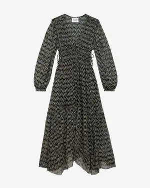 MARANT ETOILE Amara Maxi Dress - Black