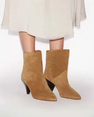 Isabel Marant Loline Ankle Boots - Sepia