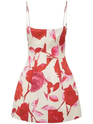 Blumarine BLUMARINE Printed Mini Dress White,multi