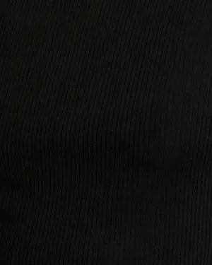 Aqua Ribbed Long Sleeve Mock-neck Top Exclusive