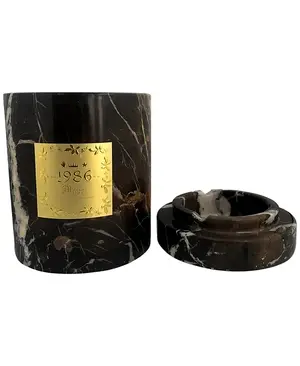 1986 Megeve Candle Oz - Black Marble