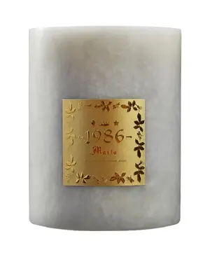 1986 Marfa Candle Oz - White Marble
