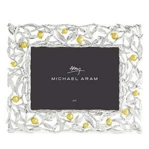 Michael Aram Pomegranate & Gold Frame, 5 X 7 - Silver