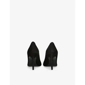 STUART WEITZMAN Power 85 Suede Pumps - Black