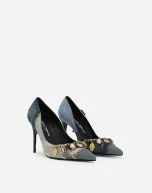 Dolce & Gabbana Patchwork Denim Pumps