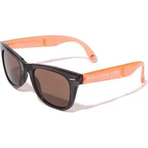 A BATHING APE Bs13089 18 Sunglasses - Black/orange