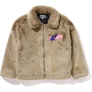 A BATHING APE X Don Toliver Faux Fur Jacket