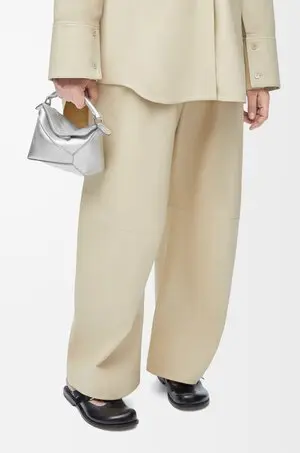 Loewe LOEWE Mini Puzzle Edge Bag Silver
