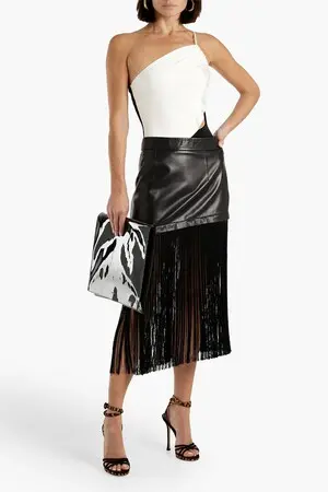 ET OCHS Avery One-shoulder Cutout Bodysuit