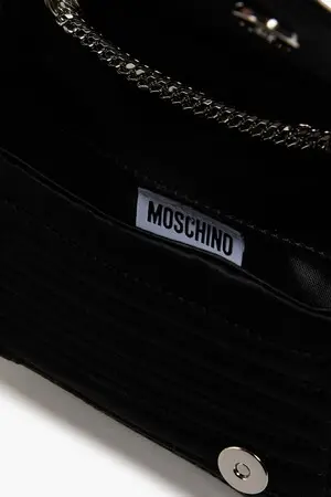 Moschino Biker Embellished Shoulder Bag