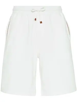 Brunello Cucinelli Drawstring Shorts - White