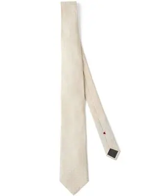 Brunello Cucinelli Silk Neck Tie - Neutrals