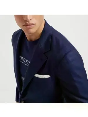 Brunello Cucinelli Single-breasted Blazer - Blue