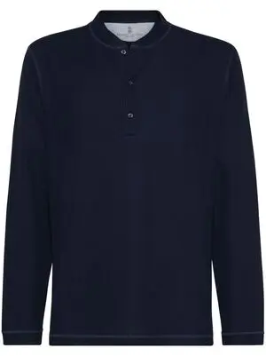 BRUNELLO CUCINELLI Long-sleeve Polo Shirt