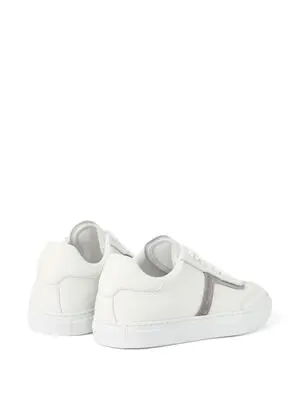 Brunello Cucinelli Leather Sneakers - White