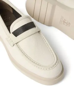 Brunello Cucinelli Monili-detail Loafers - Neutrals