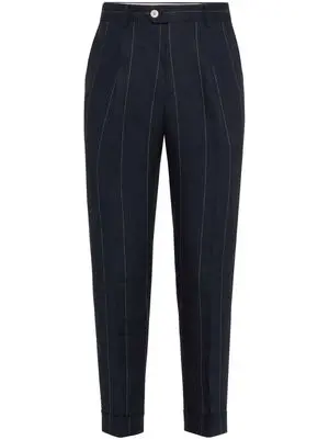 Brunello Cucinelli Pleated Trousers - Blue