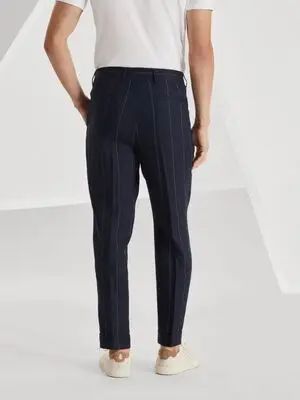 Brunello Cucinelli Pleated Trousers - Blue