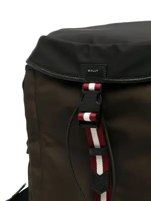 Bally Striped Backpack