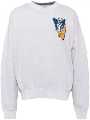Off-White Gang Skate Hoodie - Grey
