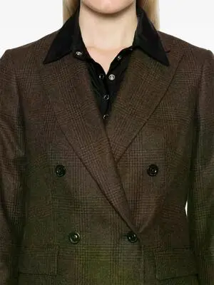 Boglioli Prince Of Wales Check Double-breasted Blazer