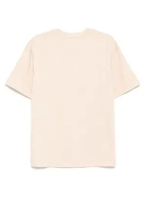 GROUND ZERO Logo Print T-shirt - Neutrals