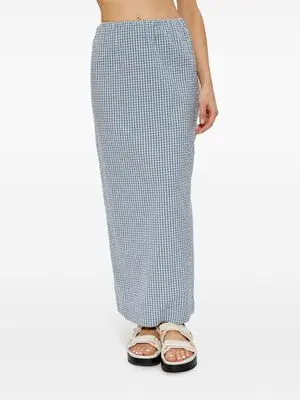Posse Gingham Maxi Skirt