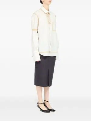 MAISON MARGIELA Long-sleeve Cotton Shirt