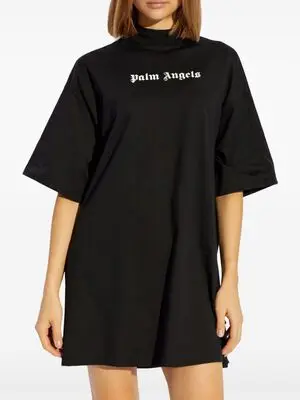 Palm Angels Logo-print T-shirt Dress