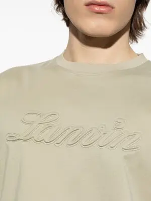 LANVIN Logo-embossed T-shirt
