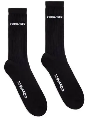 Dsquared2 DSQUARED2 Logo Socks Black
