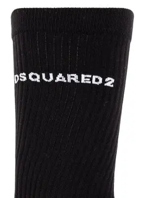 Dsquared2 Logo Socks - Black