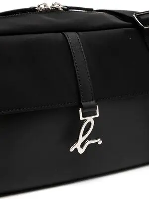 AGNES B. Logo-plaque Crossbody Bag