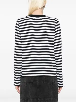 AGNÈS B. Striped Cardigan