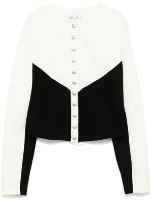 AGNÈS B. Logo Button Cardigan