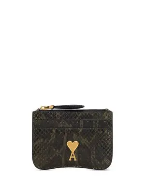 AMI Paris Paris Paris Card Holder - Green