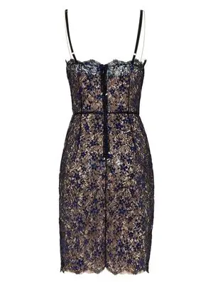 Dsquared2 Floral-lace Corset Dress