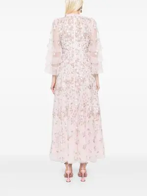 NEEDLE & THREAD Everett Bloom Gown - Pink