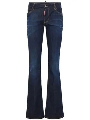 Dsquared2 Dark Wash Flared Jeans