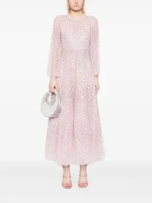 NEEDLE & THREAD Scatter Dot Gown - Pink