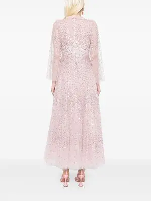 NEEDLE & THREAD Scatter Dot Gown - Pink