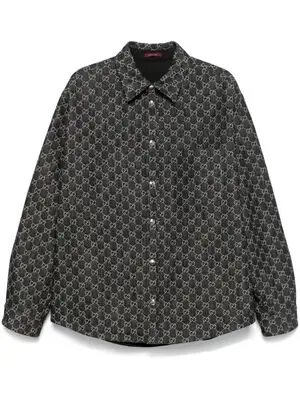 Gucci Gg Jacquard Reversible Shirt