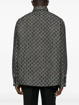 Gucci Gg Jacquard Reversible Shirt