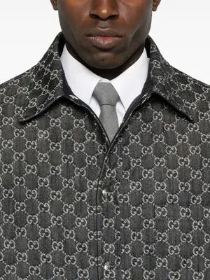 Gucci Gg Jacquard Reversible Shirt