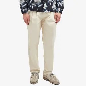 WAX LONDON Raleigh Pleat Twill Trousers - Stone