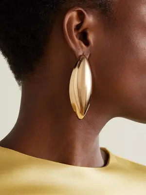 JENNIFER FISHER - Jennifer Fisher Puffy Dagger Gold-Plated Earrings