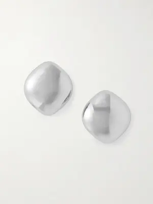 JENNIFER FISHER Puffy Cushion -plated Earrings - Silver